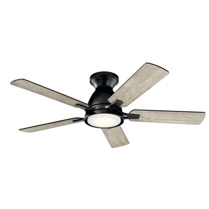 Kichler Lighting Arvada 44-inch LED Ceiling Fan Satin Black - Overstock ...