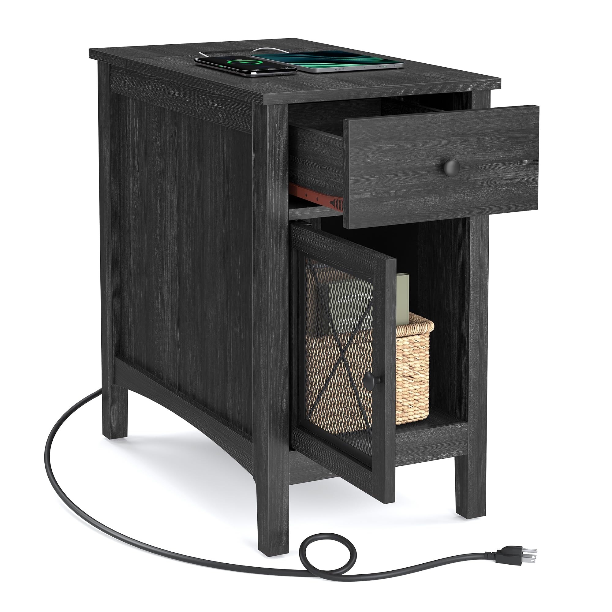 Wood, Charging Station Living Room Tables - Bed Bath & Beyond