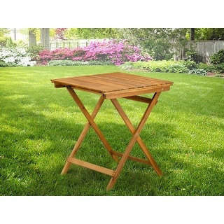East West Furniture Patio Dining Table Outdoor - an Oval Acacia Wood ...