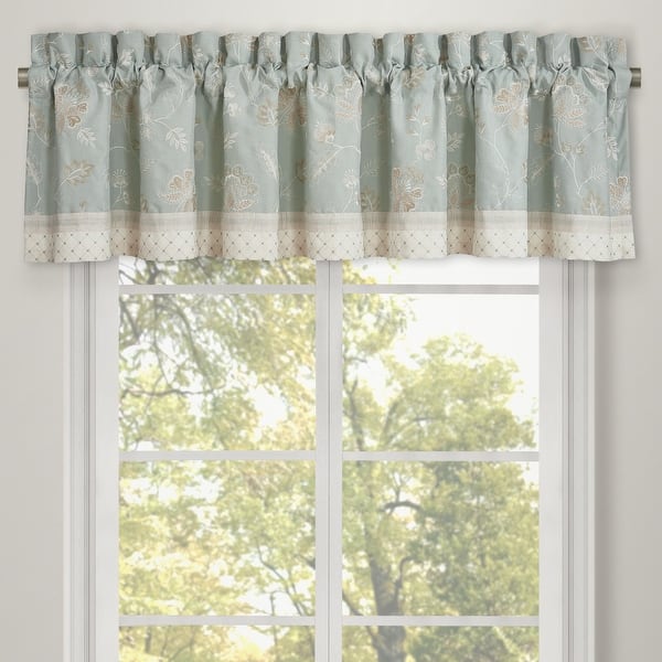 J. Queen New York Garden View Window Straight Valance. - Bed Bath ...