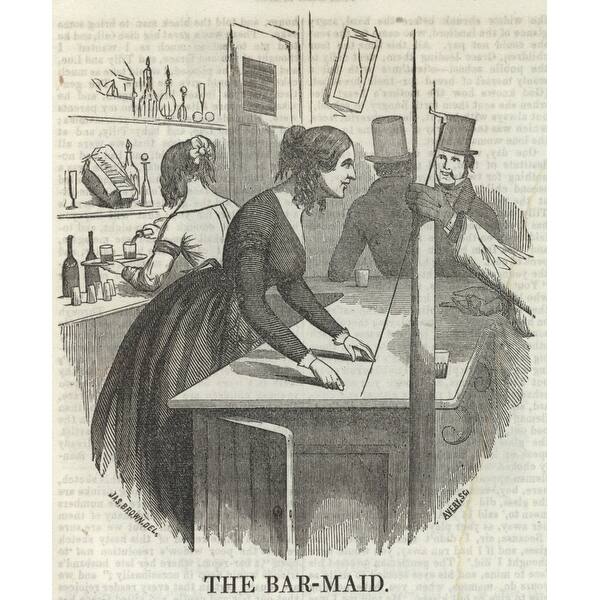 A Barmaid In 1850S New York City Earned Her Living At The Expense Of ...