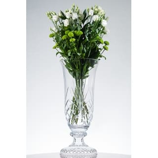 Majestic Gifts European Glass Centerpiece Vase-22" Height - 22" Height ...