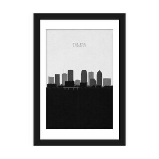 iCanvas "Tampa, Florida City Skyline" by Ayse Deniz Akerman - Bed Bath ...