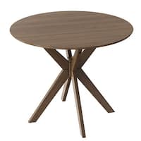36 Inch Round Wood Dining Table Modern Side Table Coffee Table - On ...