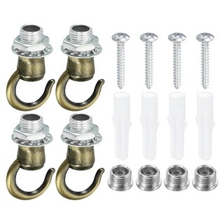 37mmx23mm Ceiling Hook, 4 Pack Screw Hooks Light Fixtures Accessory ...