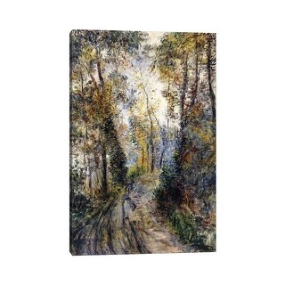 iCanvas "The Forest Path, 1871 " by Pierre-Auguste Renoir Canvas Print ...