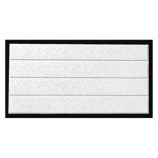 Armstrong Ceiling Tile: Fine Fissured, 48 in Lg, 24 in Wd, Angled ...
