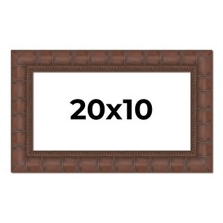 20x10 Frame Pewter Solid Wood Picture Frame Width 1.625 Inches ...
