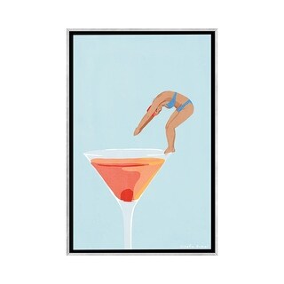 iCanvas "Cocktail Dip" by Giselle Dekel Framed - Bed Bath & Beyond ...