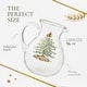 Spode Christmas Tree Glass Pitcher - 8" D x 9.75" H - Bed Bath & Beyond ...