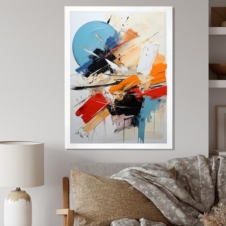 Designart "Cerulean Passenger Of Fragile Wisdom Abstract" Abstract ...