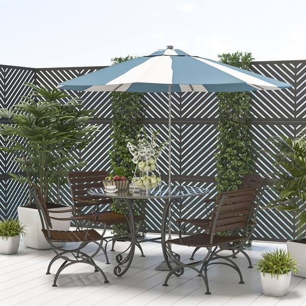 Outdoor Privacy Screen Free Standing Parallel Lines - 76x47 - On Sale ...
