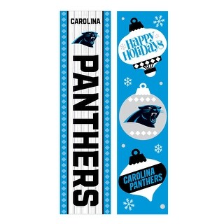47" Double Sided Seasonal Porch Leaner, Carolina Panthers - 47" x 11.25 ...