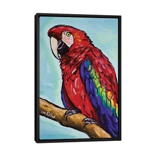 iCanvas "Macaw" by Hippie Hound Studios Framed - Bed Bath & Beyond ...