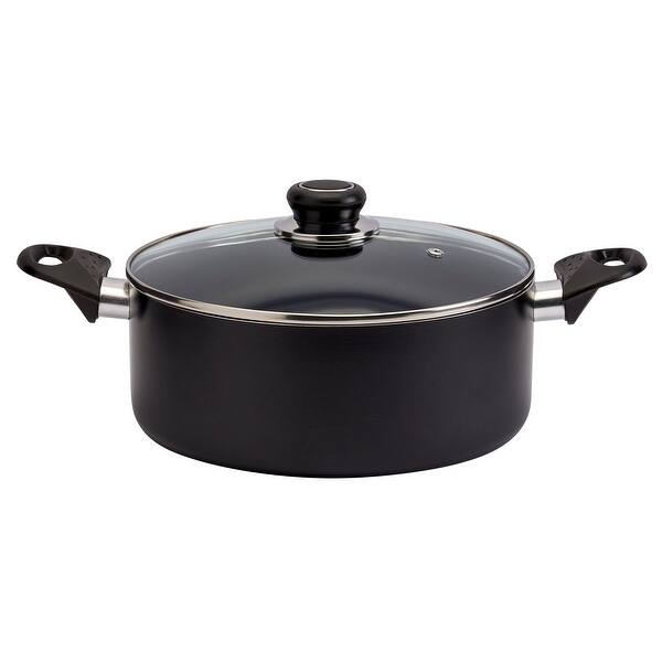 Basic Essentials 7 piece Aluminum Cookware Set - Bed Bath & Beyond ...