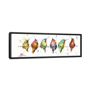 iCanvas "Hummers On A Wire" by Dean Crouser Framed Canvas Print - Bed ...
