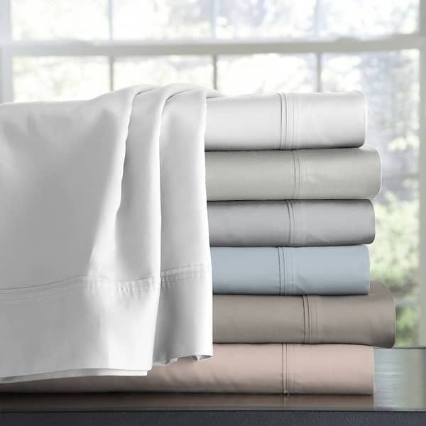 Purity Home 400TC 100% Cotton Super Soft Silky Sateen Sheet Set - Bed Bath & Beyond - 20546135
