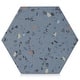 Industry Tile 8x10 Hexagon Spark Blue Porcelain Tile - Bed Bath ...