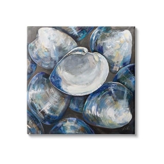 Stupell Clam Shells Painting Canvas Wall Art Design by Jeanette ...