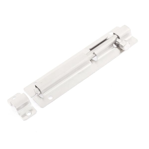 Unique Bargains Safety Stainless Steel Door Latch Barrel Bolt Lock Hasp ...