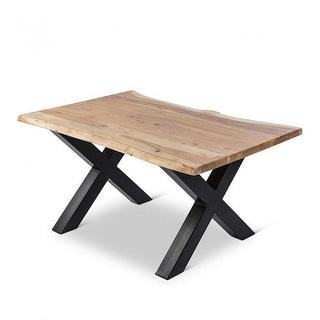 Live Edge X-Base Coffee Table - Bed Bath & Beyond - 39307669