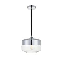 Prima Gold Metal and Glass Pyramid Pendant Light - 10"W x 10"D x 13"H ...