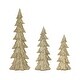 Rustic Gold Pine Tree (Set of 3) - Bed Bath & Beyond - 37983476