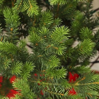6ft Artificial Sparse Realistic Cedar Christmas Tree with 1933 Tips ...