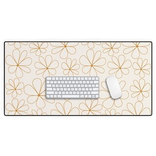 Colour Poems Retro Daisy Line Art II Desk Mat - Bed Bath & Beyond ...