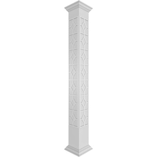 Craftsman Classic Square Non-Tapered Kinsman Fretwork Column - Bed Bath ...