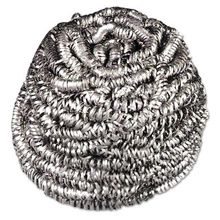 Stainless Steel Scrubber, Silver, 12/Carton - Black - Bed Bath & Beyond ...