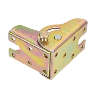 8pcs Folding Hinge 2.2" Height Metal Self-Locking Rack Bracket w Screw ...