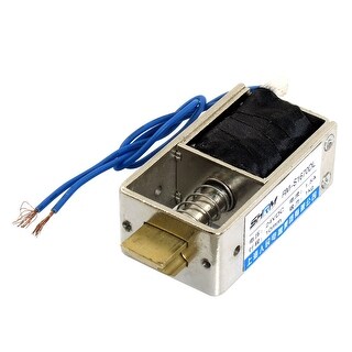 1Kg Holding Force DC 24V 1.5A Push Linear Solenoid Electromagnet ...