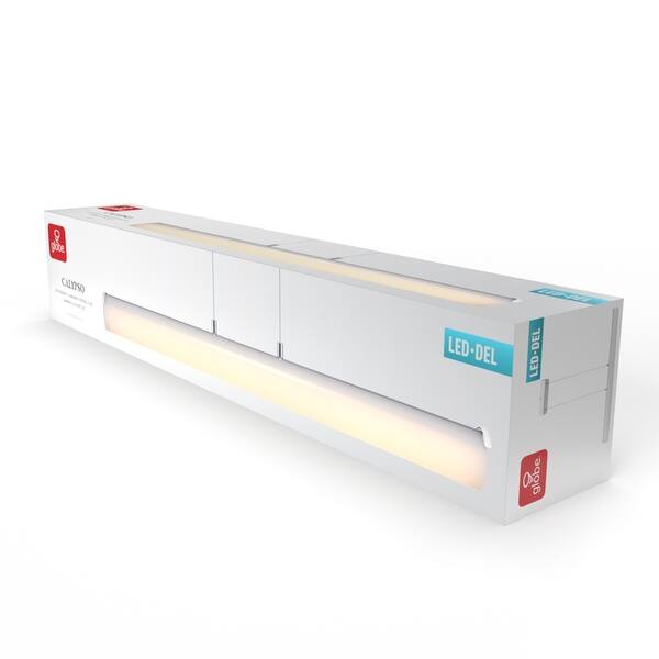 Calypso Chrome 20W Integrated LED Pendant Light Frosted Acrylic Shade ...