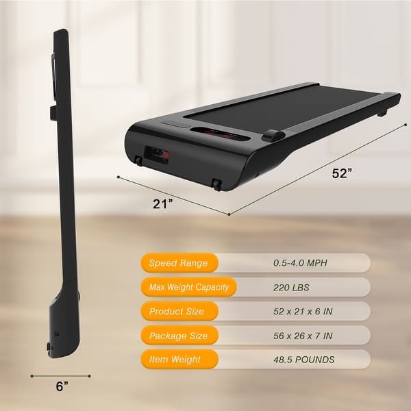 Black Premium 3 Step Folding Incline Electric Treadmill with Emergency ...
