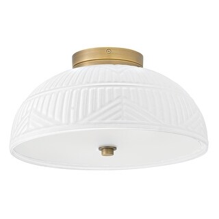 Hinkley Lighting 57861 Devon 2 Light 13" Wide Lisa McDennon Semi-Flush ...