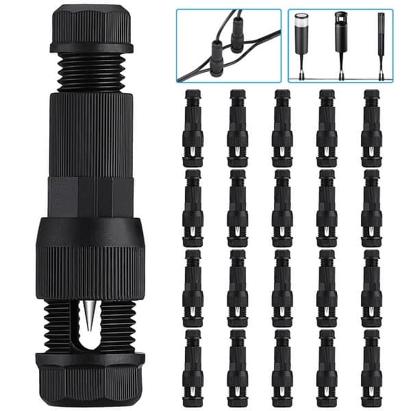 Low Voltage Wire Connectors, Fastlock Wire Connectors, Black - 20PACK ...