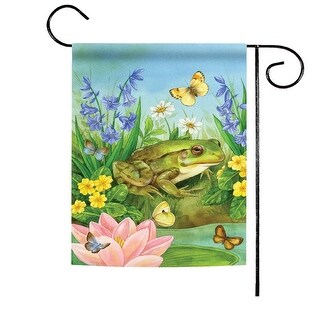 Frog Pond Outdoor Garden Flag 18" x 12.5" - Bed Bath & Beyond - 36401226
