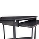 Triangle Computer Desk Corner Desk With Smooth Keyboard Tray Storage ...