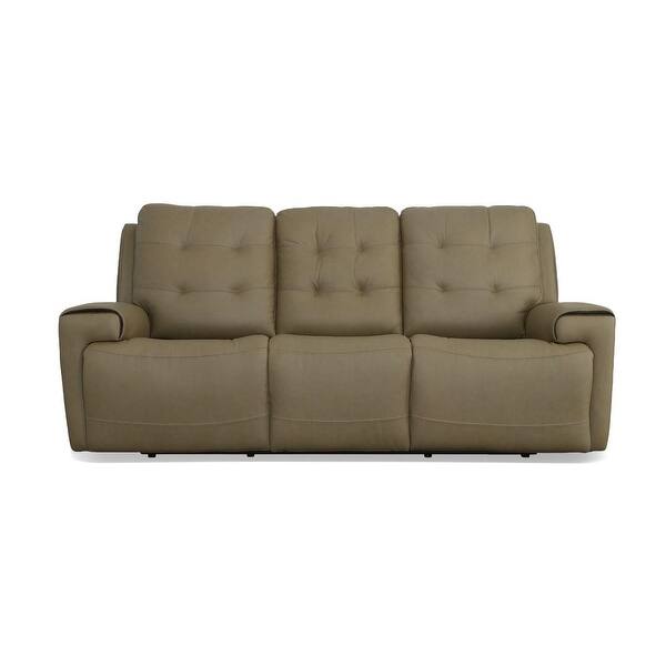 Iris Top Grain Leather Power Reclining Sofa with Power Headrests by Flexsteel - On Sale - Bed ...