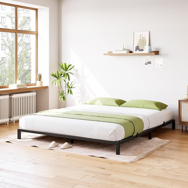 Heavy Duty Metal Platform Bed Frame No Box Spring Needed On Sale Bed Bath Beyond 40515510