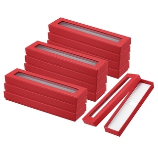 Pen Gift Box Empty Pen Case Cardboard Case with Clear Window Pen ...