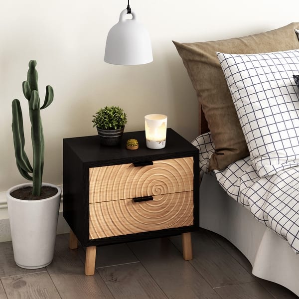 handcrafted bedside tables