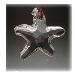 Clear Star Shaped Crystal Hanging Ornament - Bed Bath & Beyond - 39962156