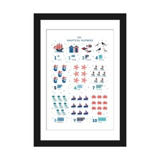 iCanvas "Nautical Numbers" by PaperPaintPixels - Bed Bath & Beyond ...
