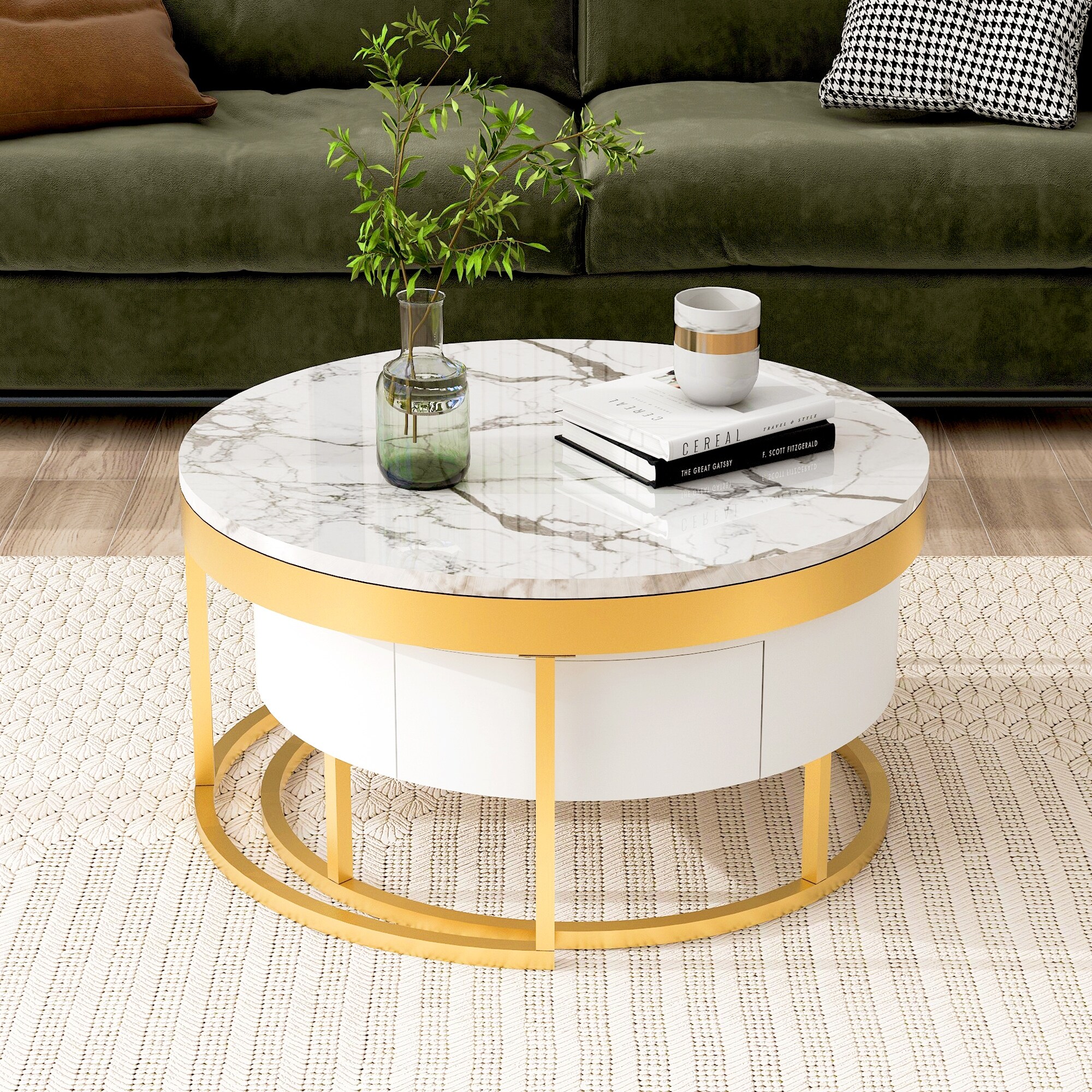 Compact center table store