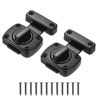 Rotate Bolt Latch, Zinc Alloy Door Lock Gate Latches, 2Pcs - Bed Bath ...