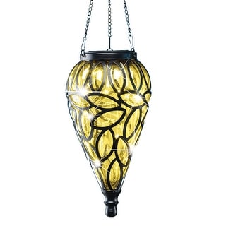 Elegant Modern Teardrop Solar Lighted Hanging Lanterns - NO SIZE - Bed ...