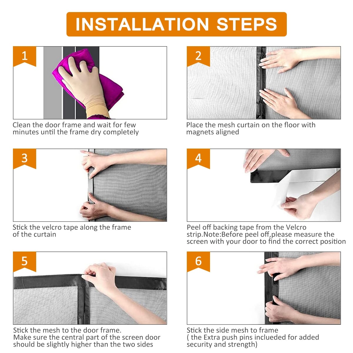 Plastic door screen curtain - omahakoti