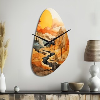 Bold Landscape Canyon Desert VI - Canyon Large Wall Clocks ...